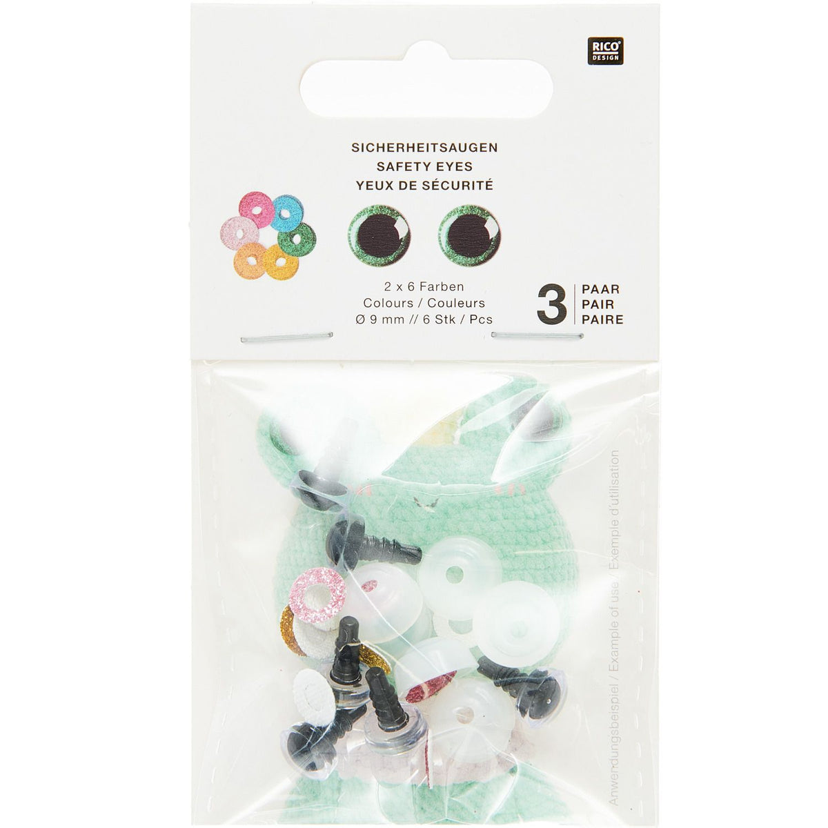 Rico - Safety Toy Eyes — Loop Knitting