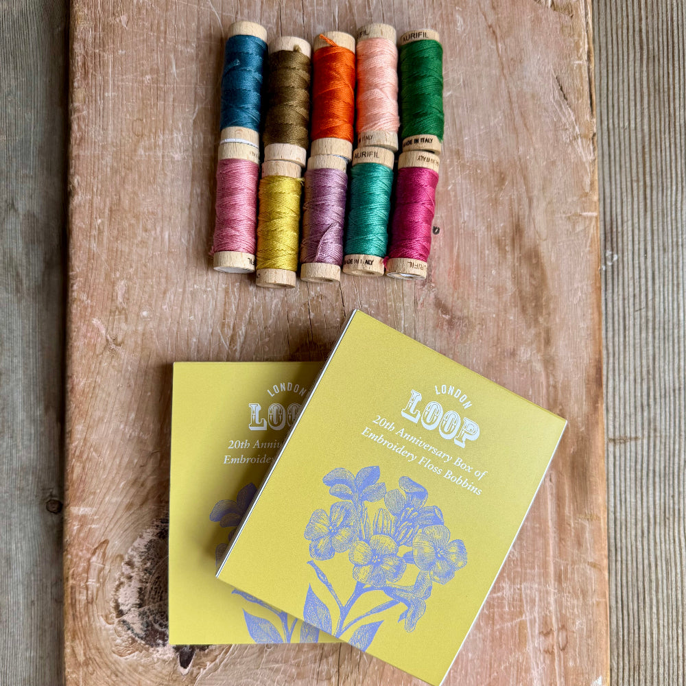 Loop's 20th Anniversary - Limited Edition Aurifil Embroidery Thread Bo — Loop Knitting