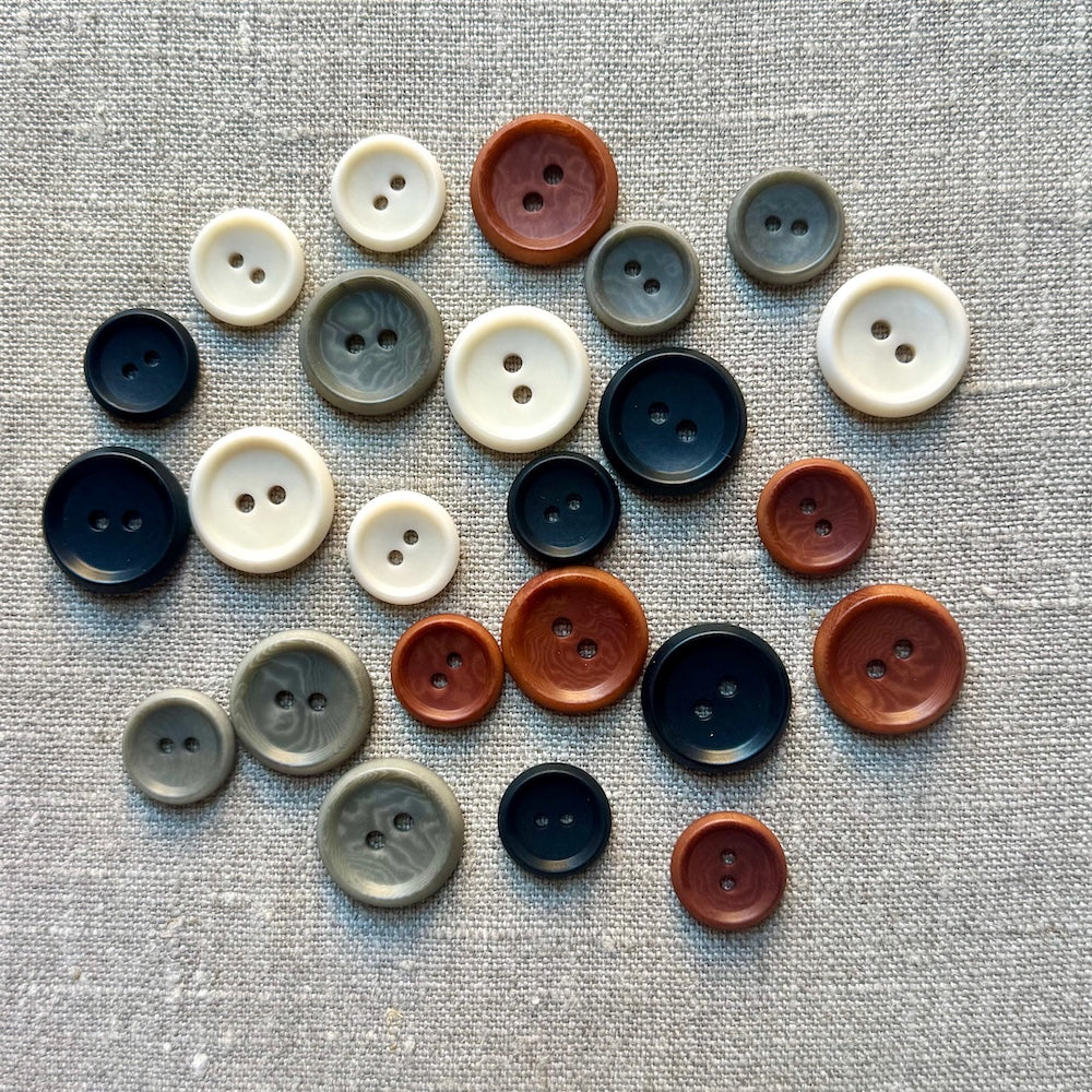 Corozo Classic 2 Hole Button — Loop Knitting