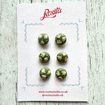 Rosita Studio Embroidered Buttons — Loop Knitting