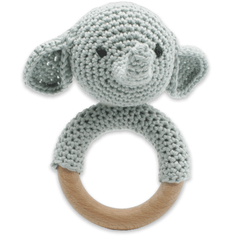 Rattle Elephant Crochet Kit — Loop Knitting