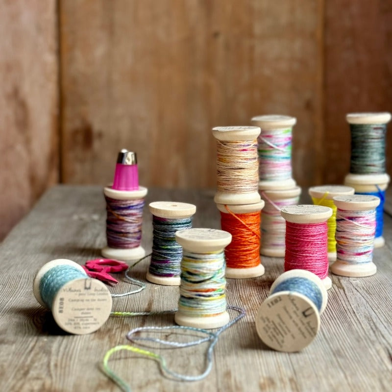 (Vi)laines - Wool + Silk Embroidery Thread Spools — Loop Knitting
