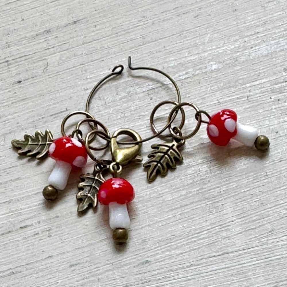 Toadstool Stitch Markers - Limited Edition — Loop Knitting