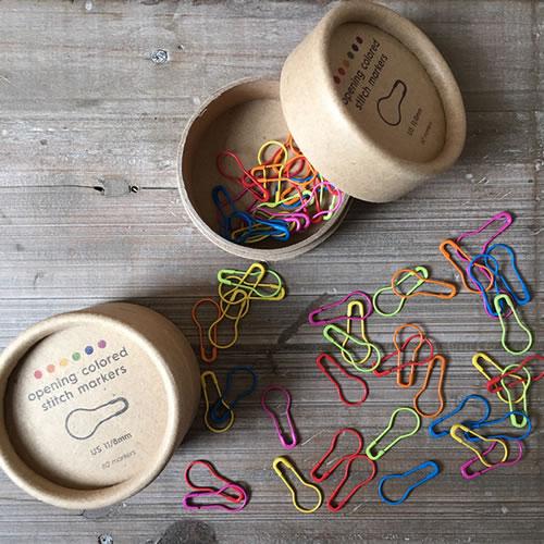 Cocoknits Opening Colorful Stitch Markers — Loop Knitting