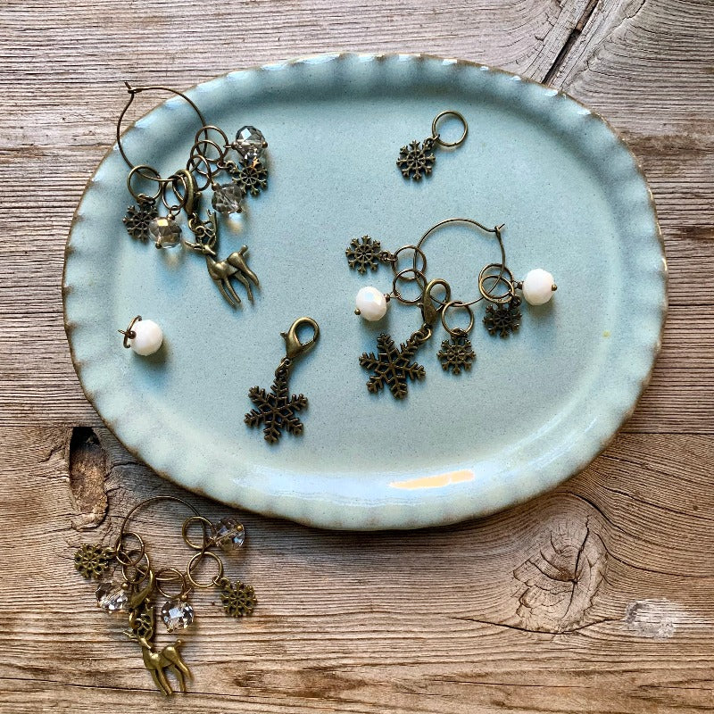 Winter Stitch Markers — Loop Knitting