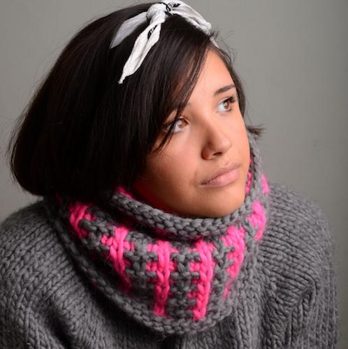 Mrs Moon Making Tracks Snood — Loop Knitting
