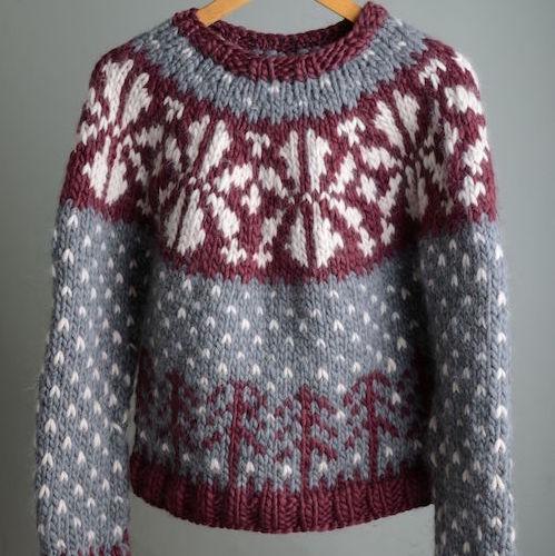 Mrs Moon Christmas Jumper — Loop Knitting