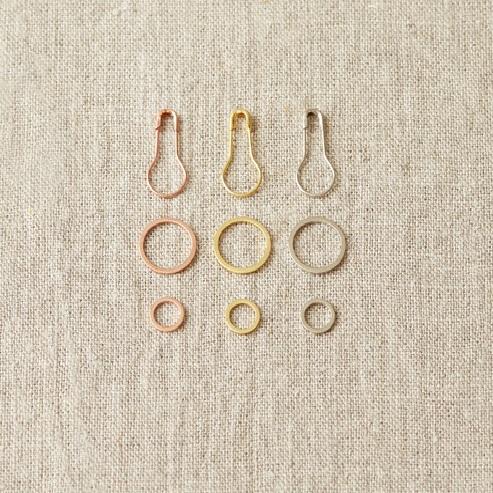 CocoKnits Precious Metal Stitch Markers — Loop Knitting