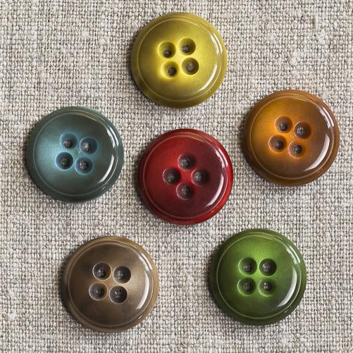 Round Coloured Button — Loop Knitting