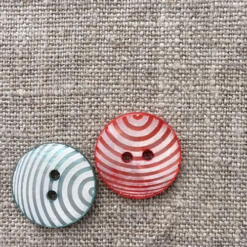Shell Curve Buttons — Loop Knitting